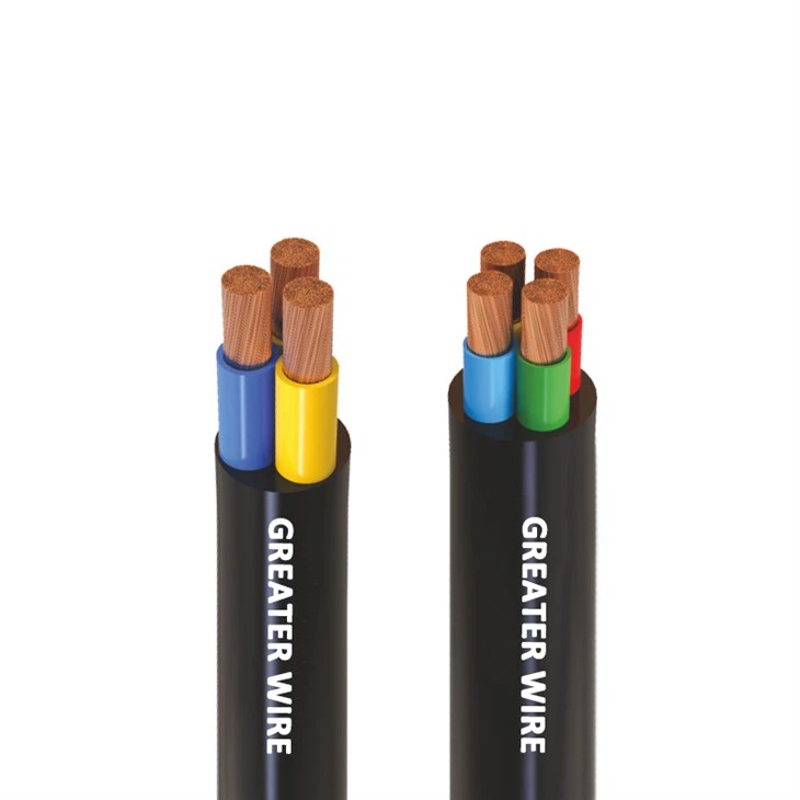 China PVC 3 & 4 Core Submersible Pump Round Cables Manufacturers ...